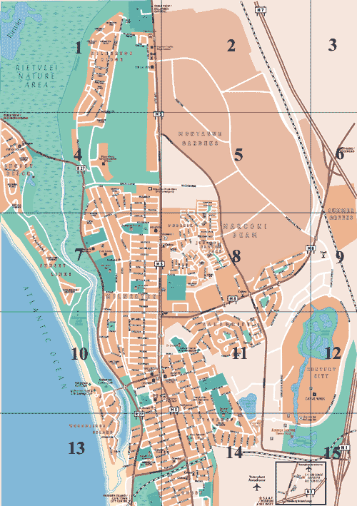 Street Maps of Blaauwberg Suburbs, Cape Town | Blaauwberg, Blouberg ...